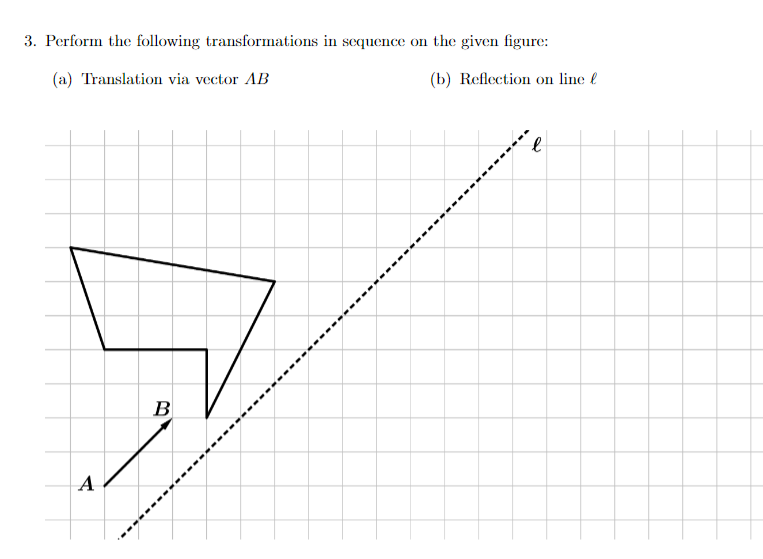 Solved 1. Identify what single transformation will transform | Chegg.com