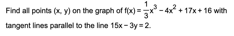 Solved Find all points (x,y) on the graph of | Chegg.com