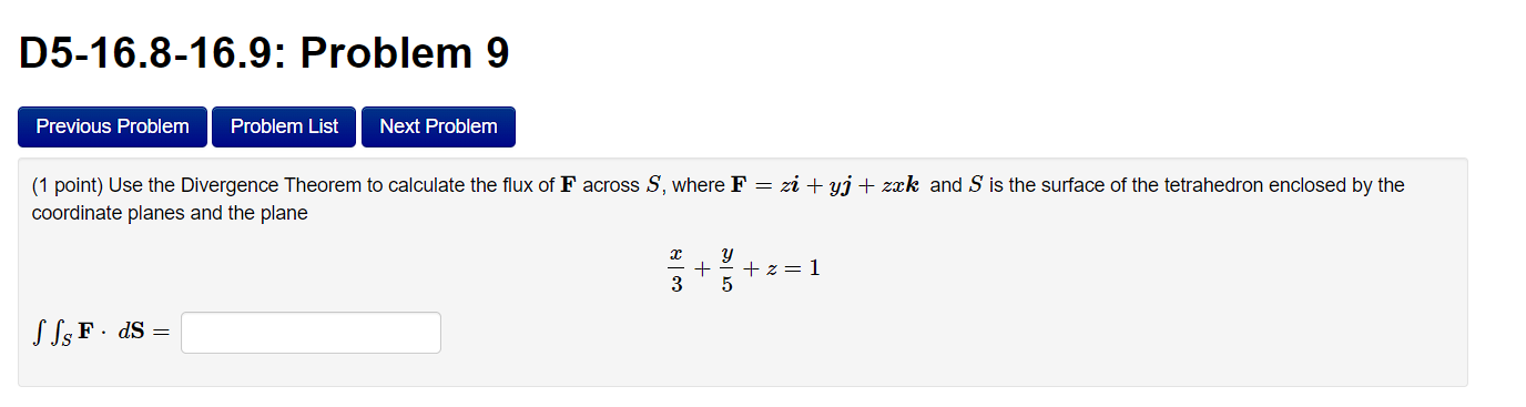 [solved] 1 Point Use The Divergence Theorem To Calculat