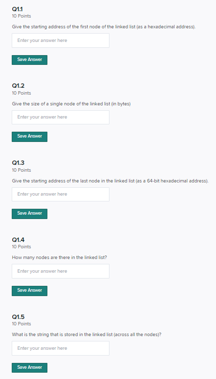 Solved We know from the source code that the variable "list" | Chegg.com