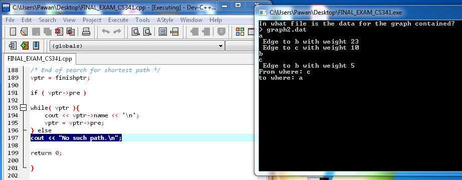 Solved It does not cout