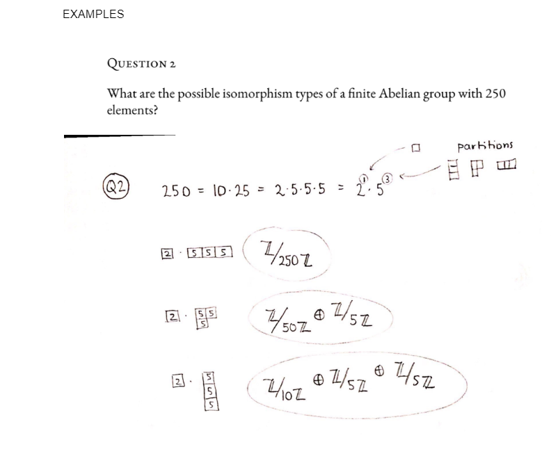 Solved What are the possible isomorphism types of an Abelian | Chegg.com
