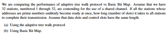 Solved We are comparing the performance of adaptive tree | Chegg.com