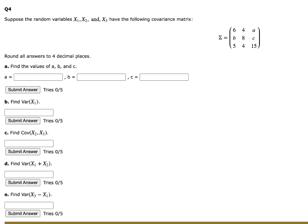 Solved Suppose the random variables X1,X2, and, X3 have the | Chegg.com