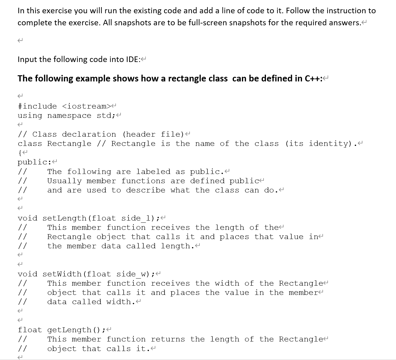 Solved In this exercise you will run the existing code and | Chegg.com