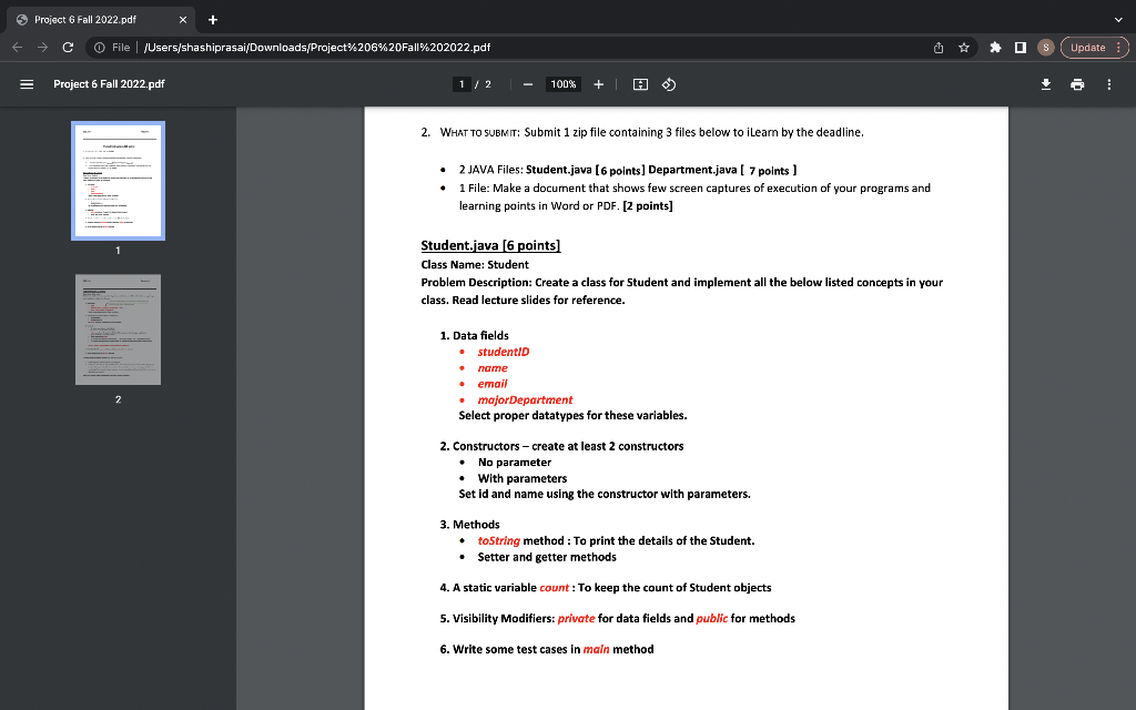 Solved 2. WHAT TO SUBMIT: Submit 1 zip file containing 3 | Chegg.com