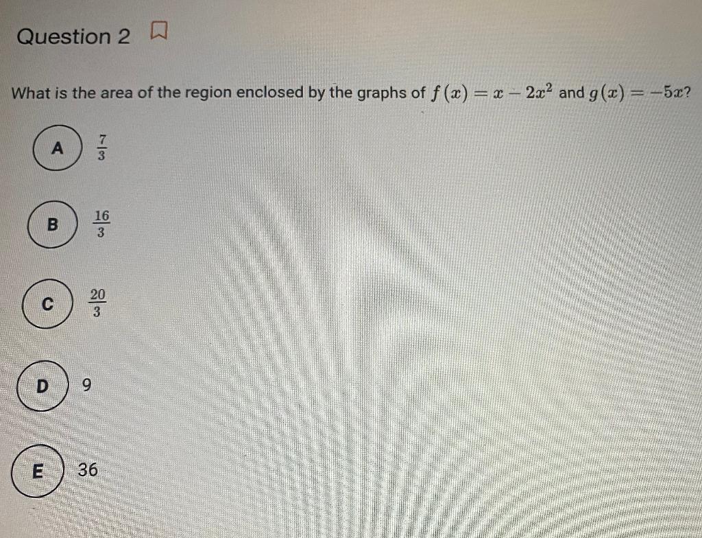 Solved What is the area of the region enclosed by the graphs | Chegg.com