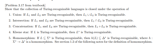 Solved [Problem 3.17 from textbook] Show that the collection | Chegg.com