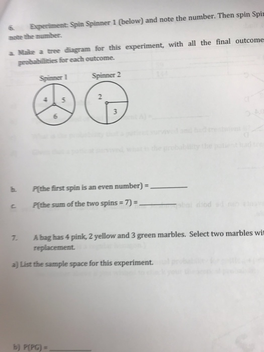 Solved Experiment Spin Spinner 1 (below) and note the | Chegg.com