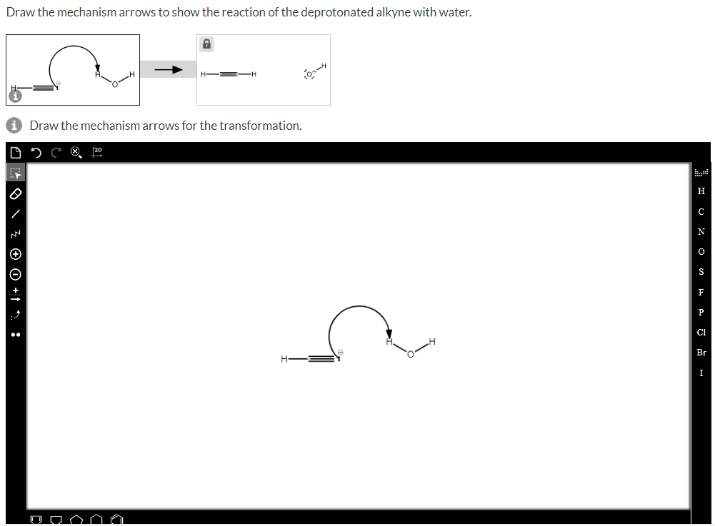 Solved Draw the mechanism arrows to show the reaction of the | Chegg.com