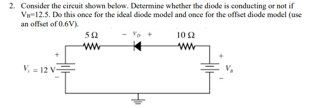 Solved Consider the circuit shown below. Determine whether | Chegg.com