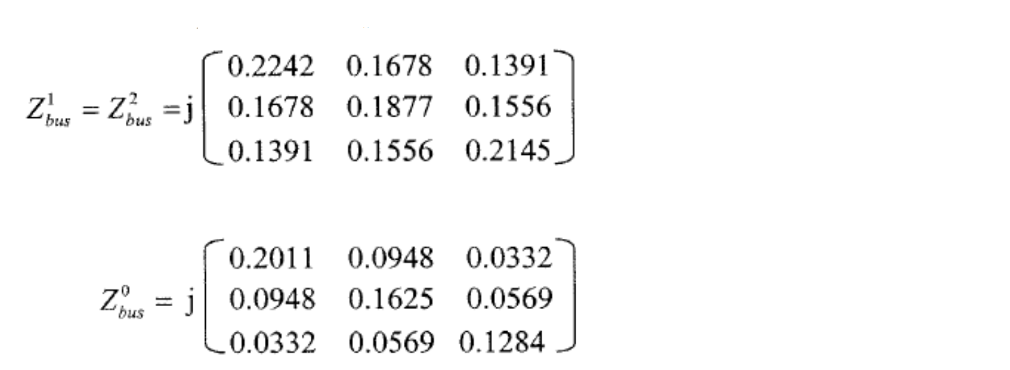 Solved The positive, negative and zero sequence impedance | Chegg.com