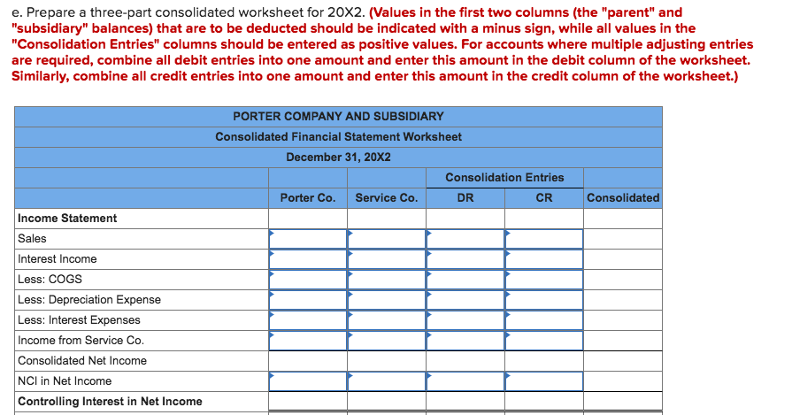 Solved Porter Company purchased 60 percent ownership of | Chegg.com