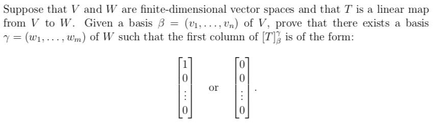 Solved Suppose that V and W are finite-dimensional vector | Chegg.com