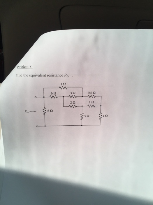 Solved Problem 1: For the circuit below, calculate Req . All | Chegg.com