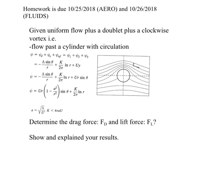Solved Homework is due 10/25/2018 (AERO) and 10/26/2018 | Chegg.com