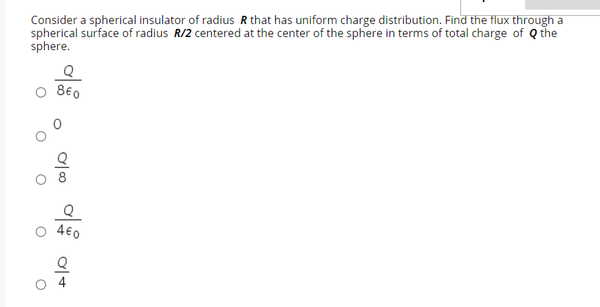 Solved Consider a spherical insulator of radius R that has | Chegg.com