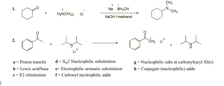 CH3 Na BH3CN NaOH /methanol CH2 i Li d SN2 | Chegg.com