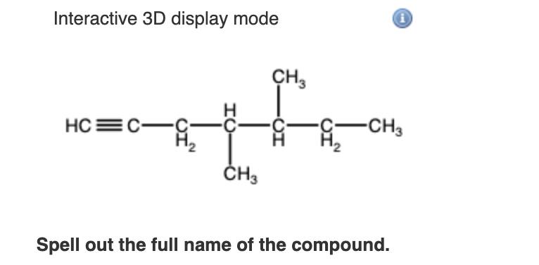 Solved Interactive 3D display mode Spell out the full name | Chegg.com