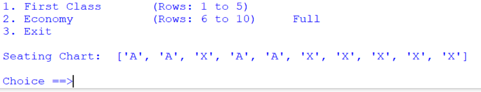 Solved You will write a program to create an airline | Chegg.com