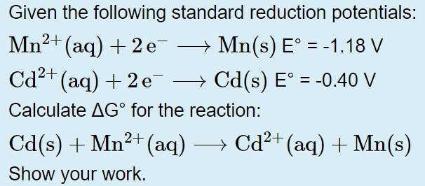 Solved Write the anode reaction and cathode reaction for a | Chegg.com