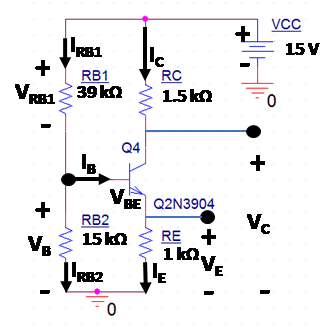 Solved Circuit below is built using a Q2N3904 npn | Chegg.com