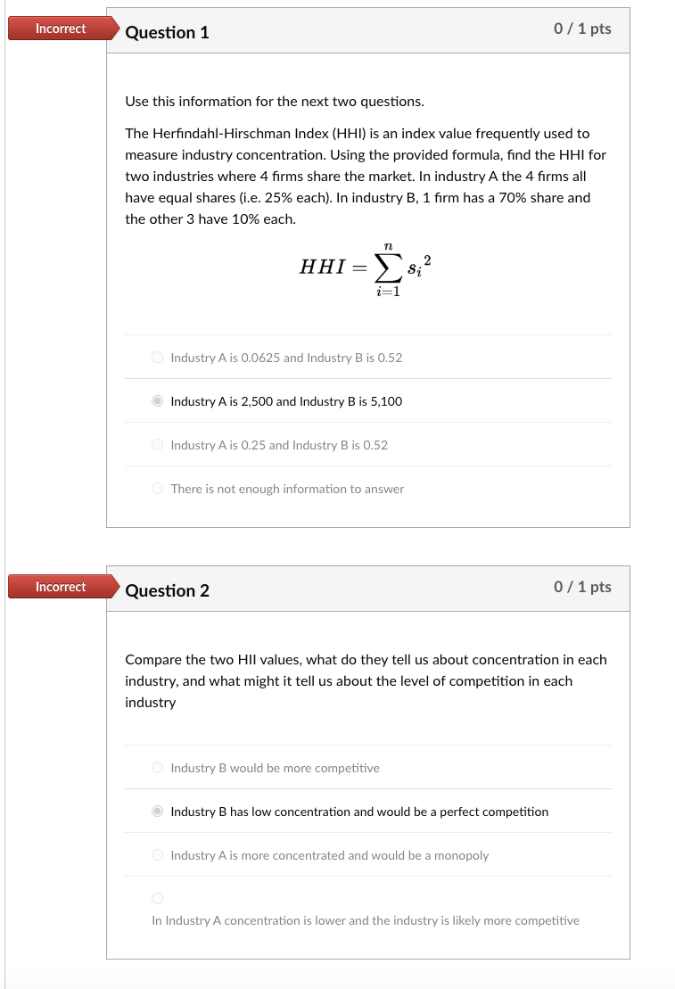 Solved Use this information for the next two questions. The | Chegg.com