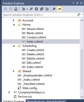 Solved ASP.NET MVC VS 2013I was trying to display two index | Chegg.com