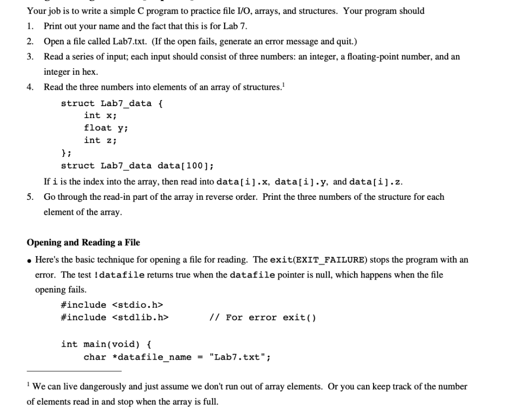 Solved Your job is to write a simple C program to practice | Chegg.com