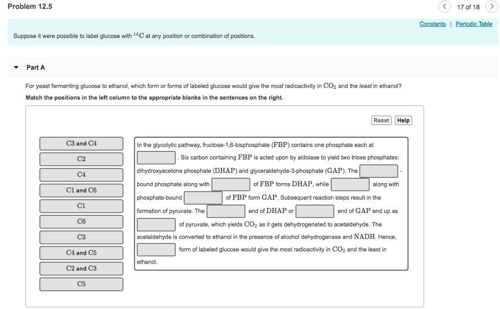 Solved Suppose it were possible to label glucose with 14C at | Chegg.com