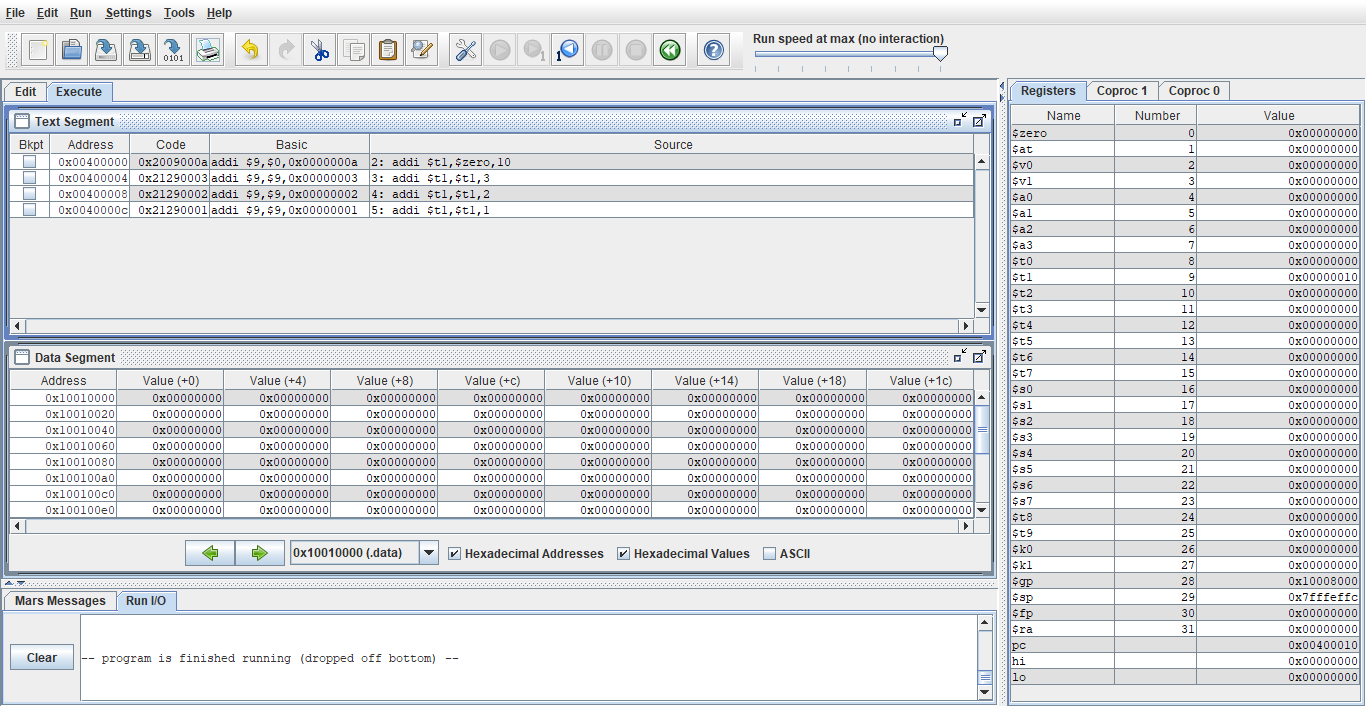 Solved 1. What is the value stored in $t1 in decimal? 3. | Chegg.com