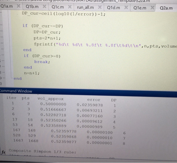 This a matlab question! For fprintf. I tried to make | Chegg.com