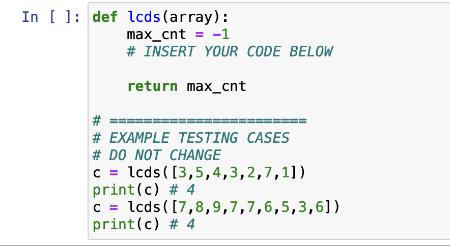 Solved Given an unsorted array of integers nums, | Chegg.com Solved Given an unsorted array of integers nums, | Chegg.com
