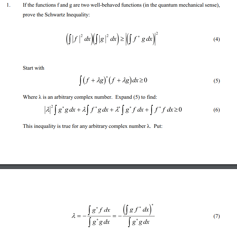 If the functions f ﻿and g ﻿are two well-behaved | Chegg.com
