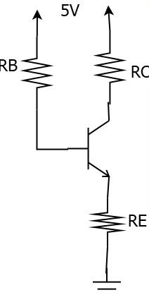 Solved 5V RB RC RE | Chegg.com