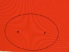 Solved OpenGL: can you please draw an ellipse with 2 dots in | Chegg.com