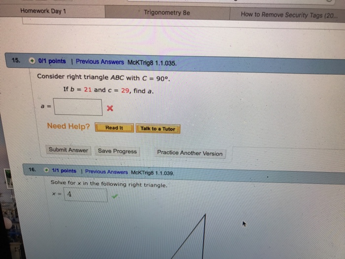 Solved Consider right triangle ABC with C = 90 degree. If b | Chegg.com Solved Consider right triangle ABC with C = 90 degree. If b | Chegg.com