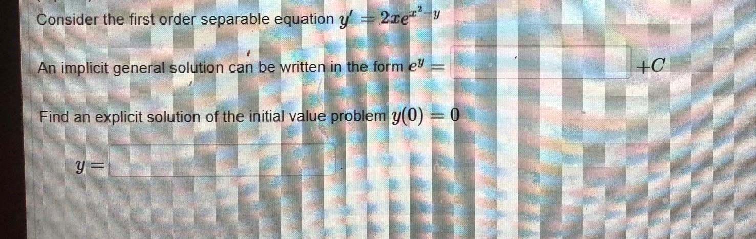 Solved Consider the first order separable equation y' = | Chegg.com