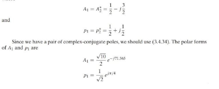 Solved How did they get the polar forms of A1 and P1? | Chegg.com