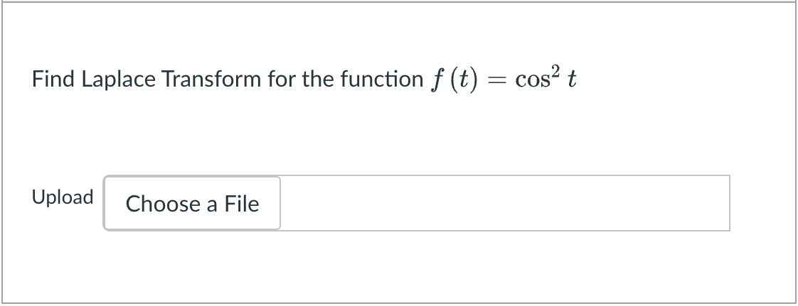 Solved can anyone help me with this?Find Laplace Transform | Chegg.com