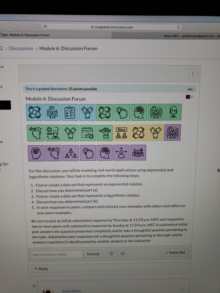 Solved csuglobal.instructure.com Topic: Module 6: Discussion | Chegg.com