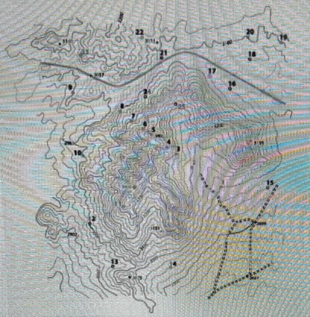 Solved What is the index contour interval (in feet) for the | Chegg.com