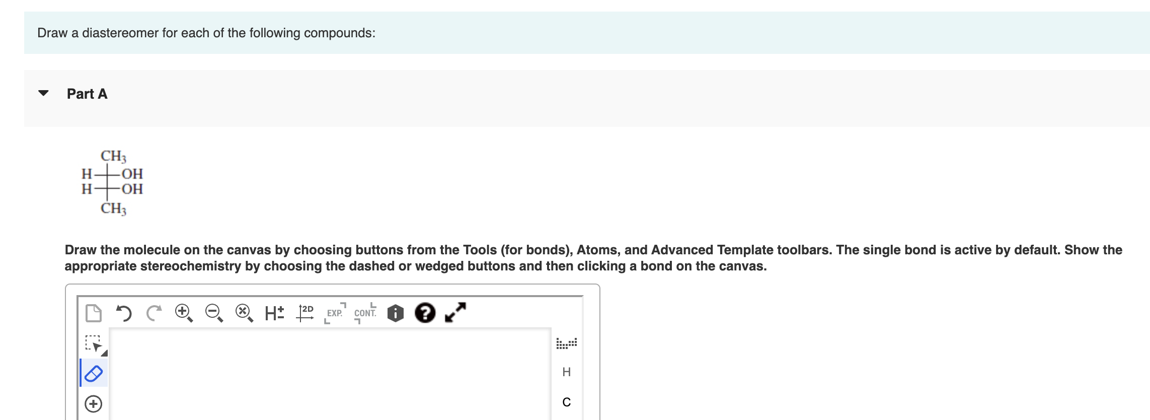 Solved Draw a diastereomer for each of the following | Chegg.com