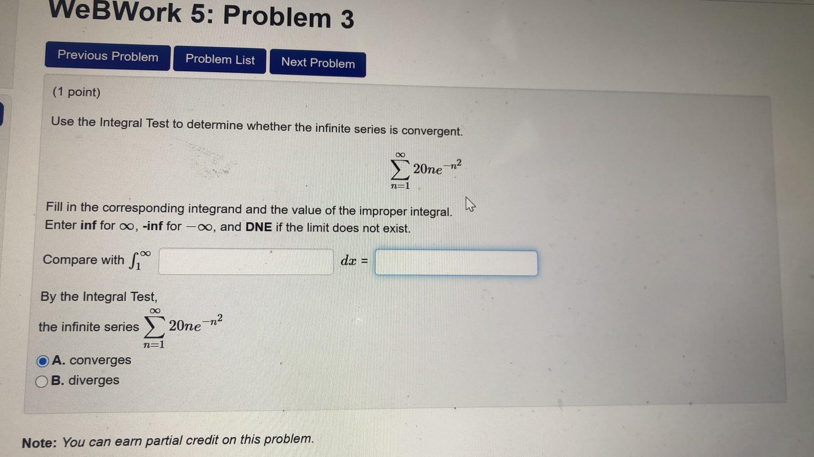 Solved WebWork 5: Problem 3 Previous Problem Problem List | Chegg.com Solved WebWork 5: Problem 3 Previous Problem Problem List | Chegg.com