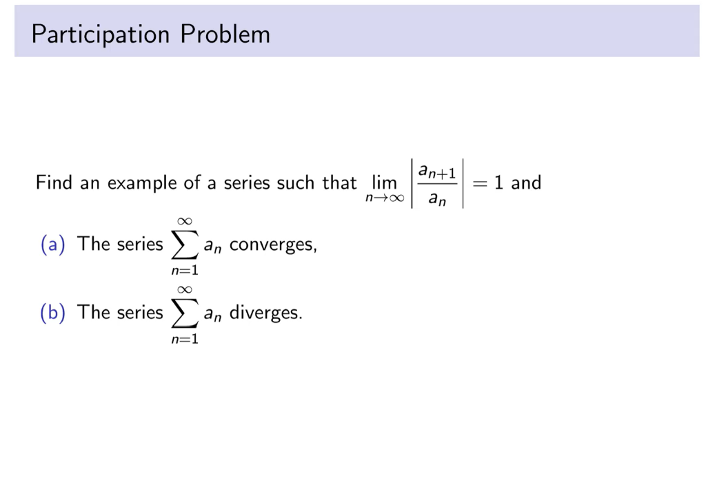 Solved Find an example of a series such that | Chegg.com