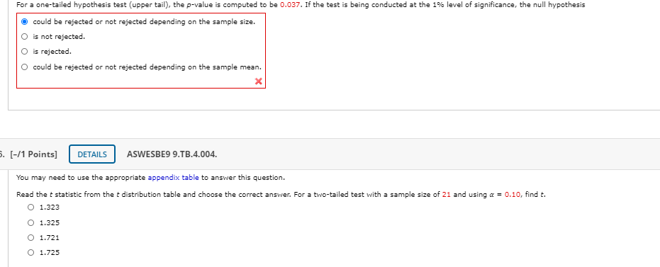 Solved For a one-tailed hypothesis test (upper tail), the | Chegg.com