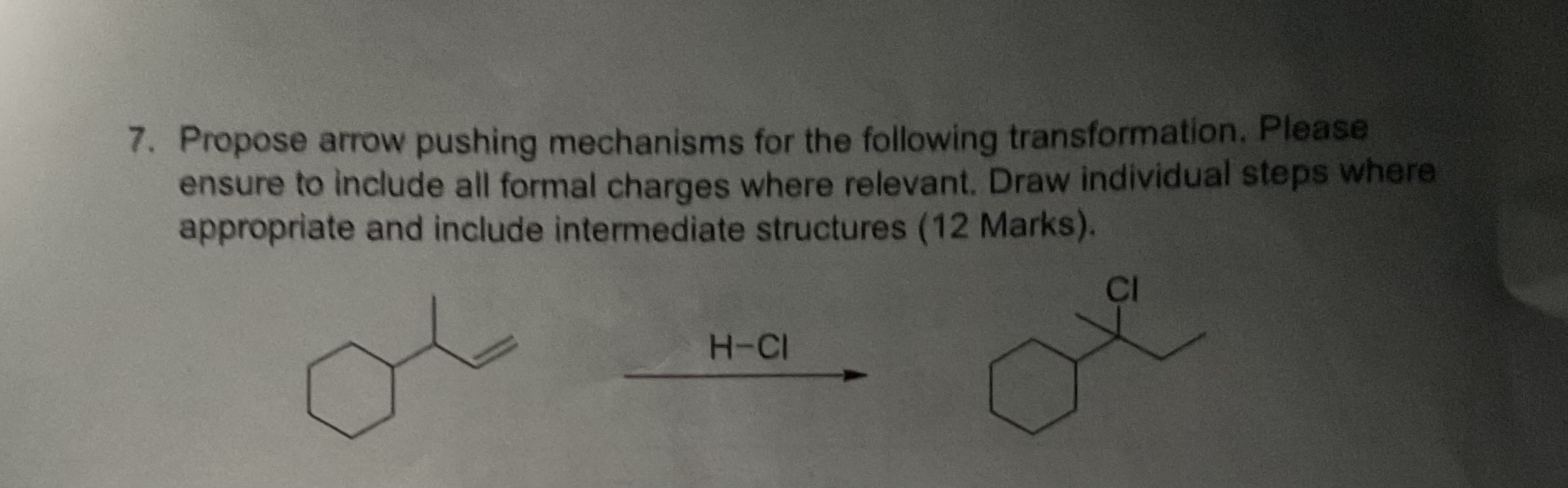 Solved 7. Propose arrow pushing mechanisms for the following | Chegg.com