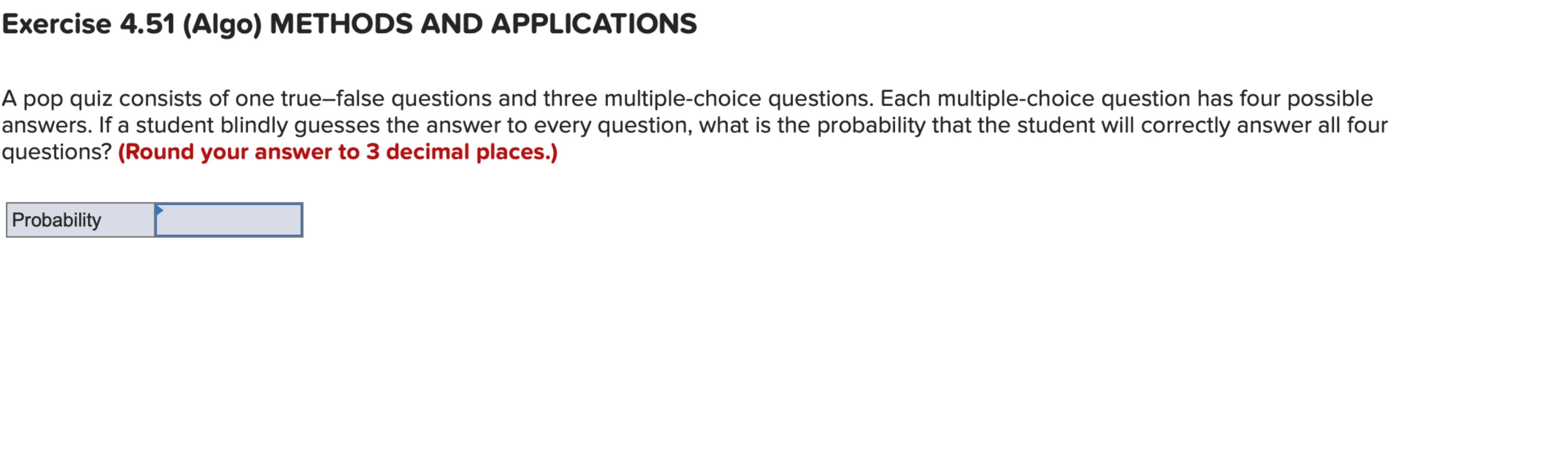 Solved Exercise 4.51 (Algo) ﻿METHODS AND APPLICATIONSA pop | Chegg.com