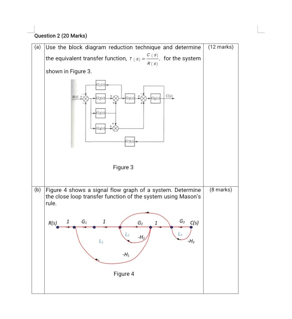 Solved (a) Use the block diagram reduction technique and | Chegg.com