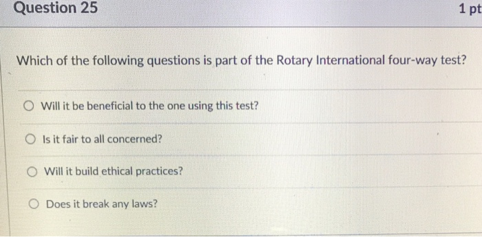 Solved Question 25 1 pt Which of the following questions is | Chegg.com